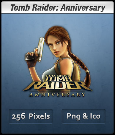 Tomb Raider Anniversary Icon by Th3-ProphetMan on DeviantArt