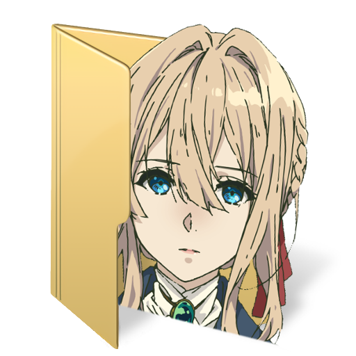 Violet Evergarden Folder Icon by dumpy100 on DeviantArt