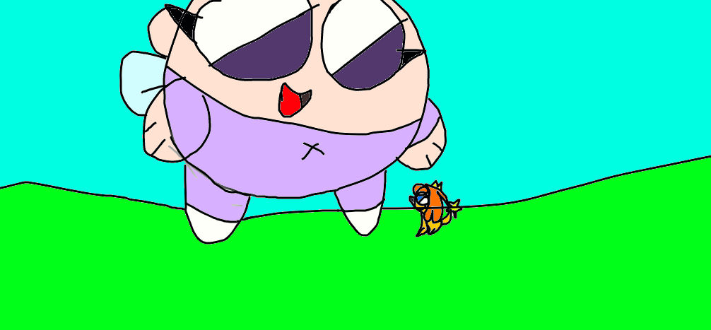 poof gigante juega con sparky by pinkchang on DeviantArt