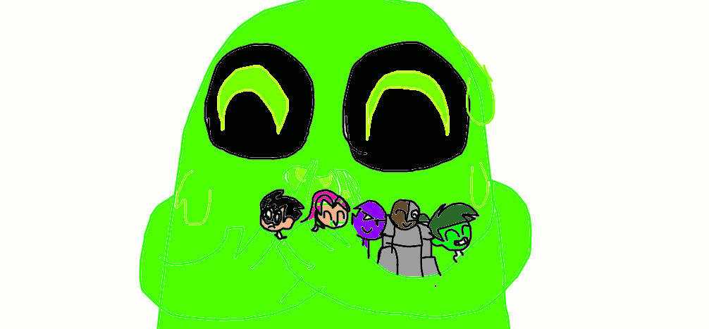 big hug del monstruo de slime by pinkchang on DeviantArt