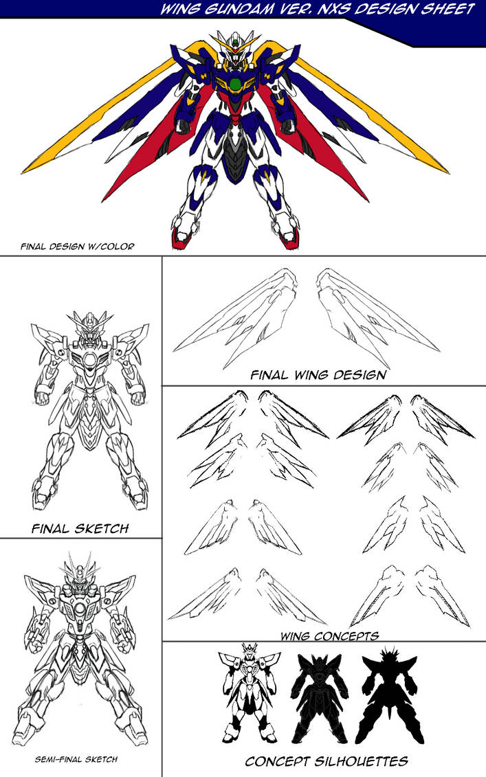 Wing Gundam Ver Nexus Design Sheet by AMO17 on DeviantArt