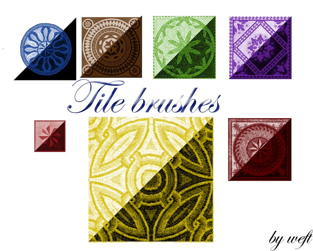 Tile Brushes by weft on DeviantArt