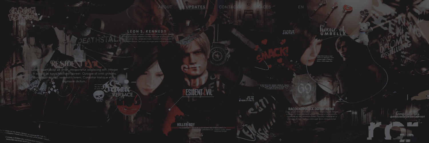 RESIDENT EVIL TEMPLATE #5 by mraxsels on DeviantArt