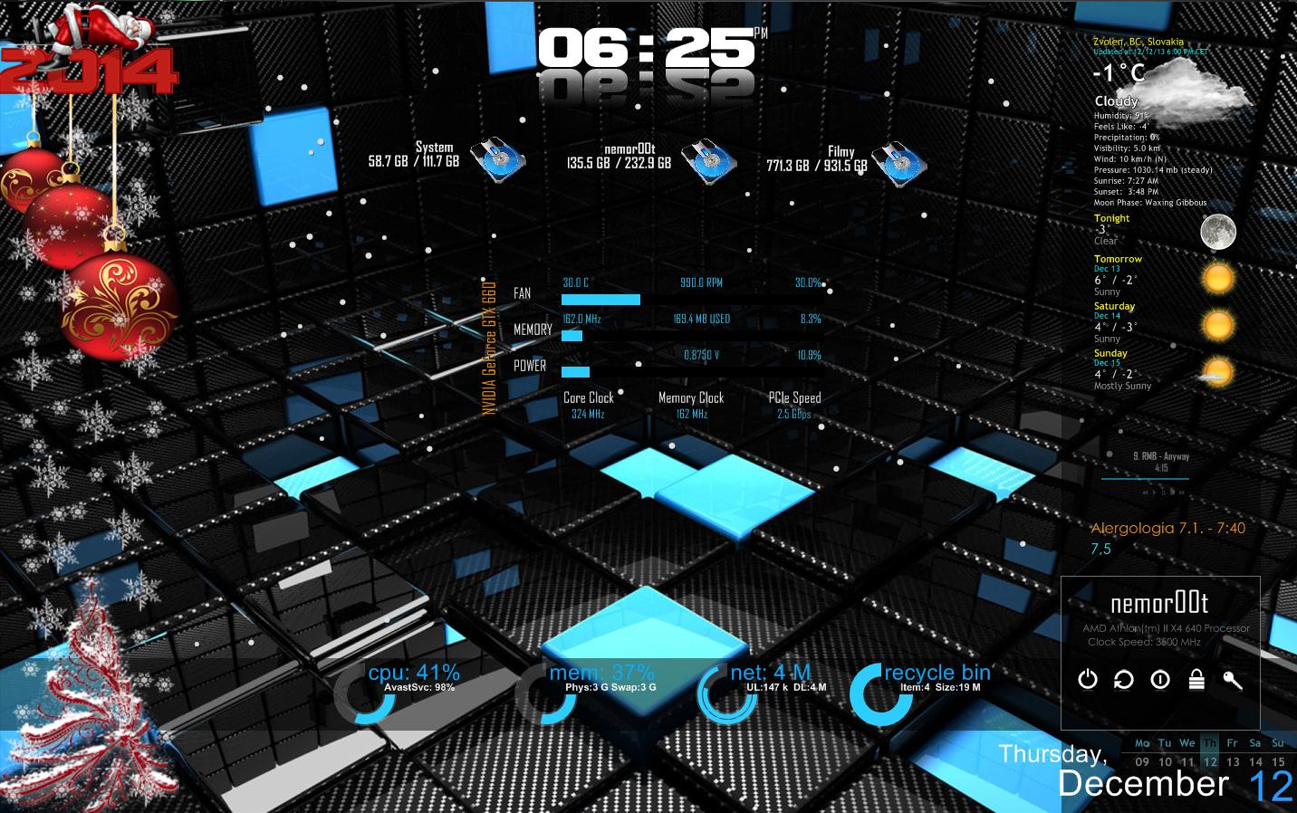 Rainmeter by nemor00t on DeviantArt