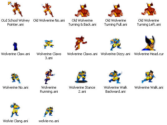 Wolverine Cursor Pack by Superman8193 on DeviantArt