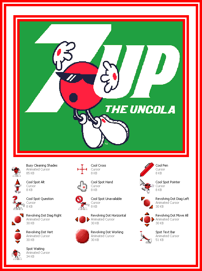 7-Up Cool Spot Cursor Set by Superman8193 on DeviantArt