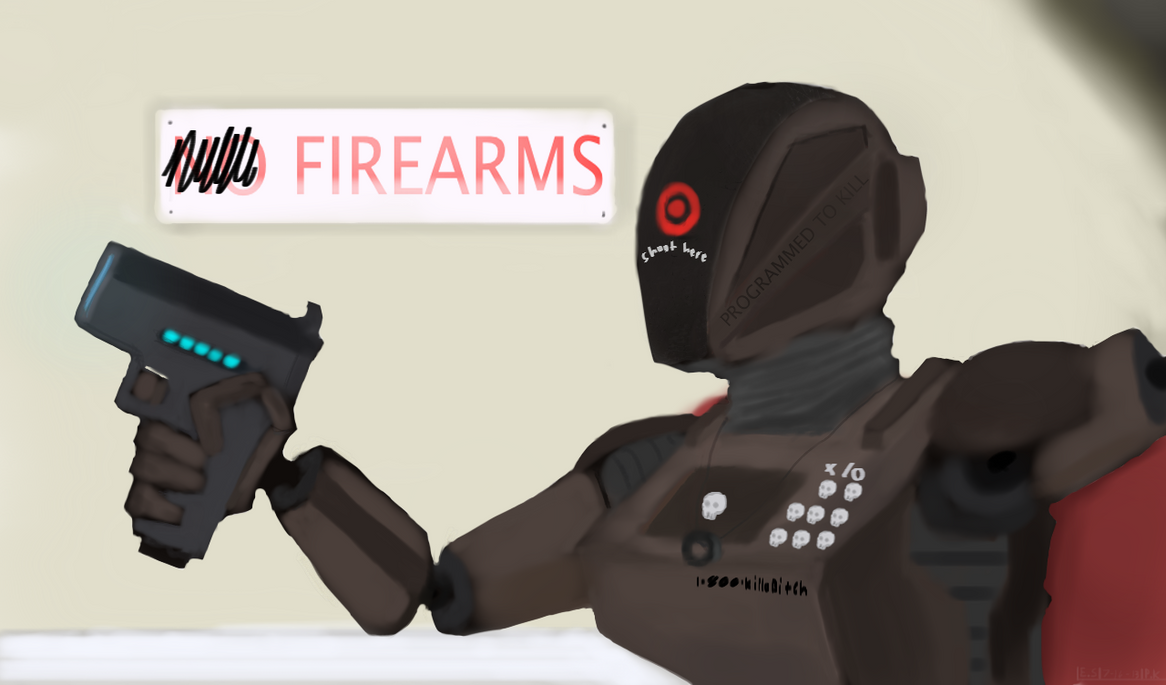Programmed to kill by Deadlyfluffball on DeviantArt