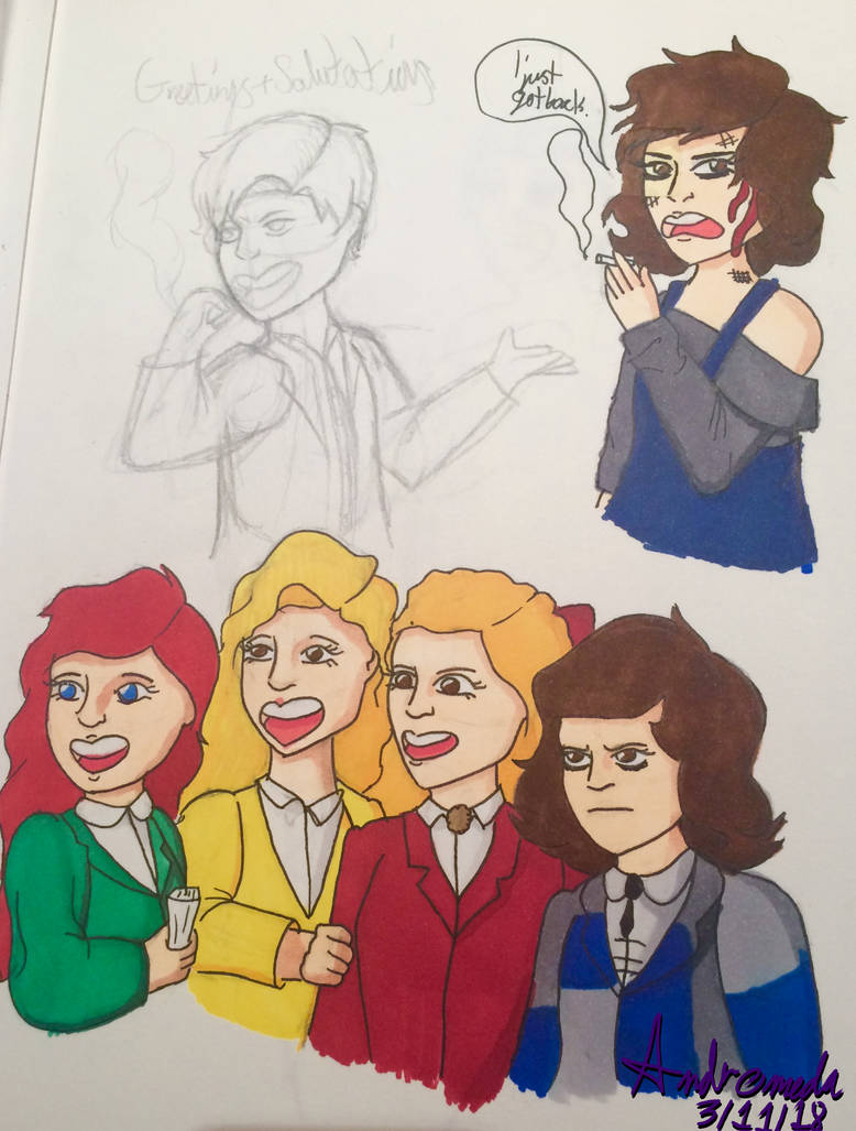 Heathers sketches by AndromedatheArtist on DeviantArt