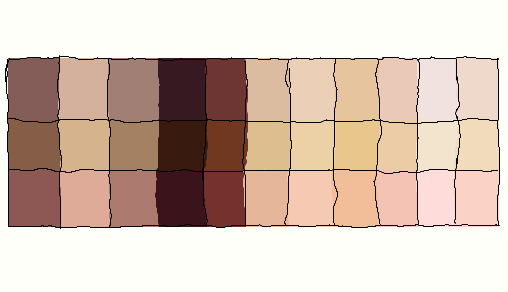 Skin Swatches by SheebQueen on DeviantArt