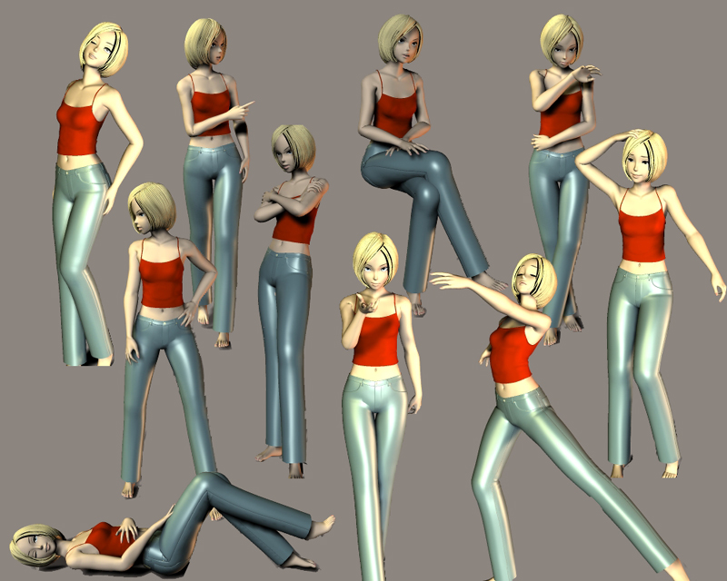 Deco 3 poses by DragonessD on DeviantArt