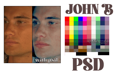 John B psd coloring by Footprintsonthemoonx on DeviantArt