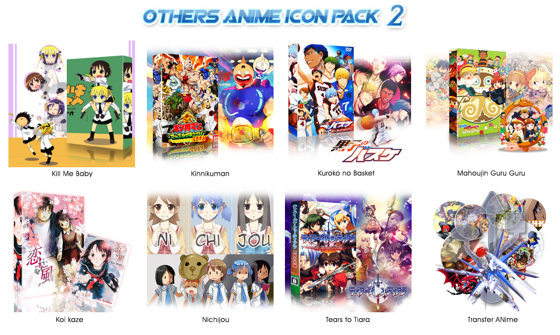 Others Anime Icon Pack 2 by UsuiNyaNya on DeviantArt