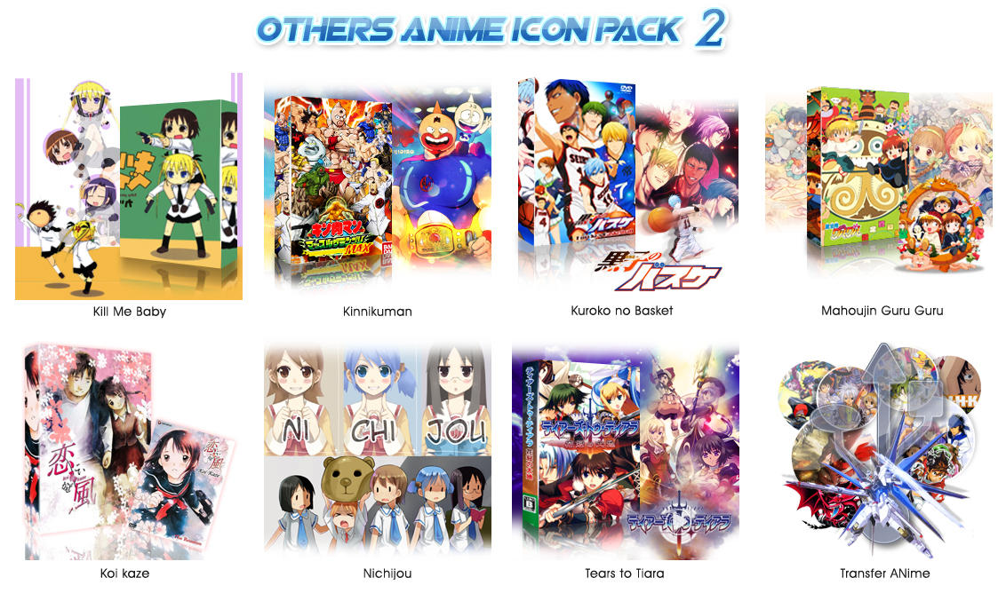 Others Anime Icon Pack 2 by UsuiNyaNya on DeviantArt
