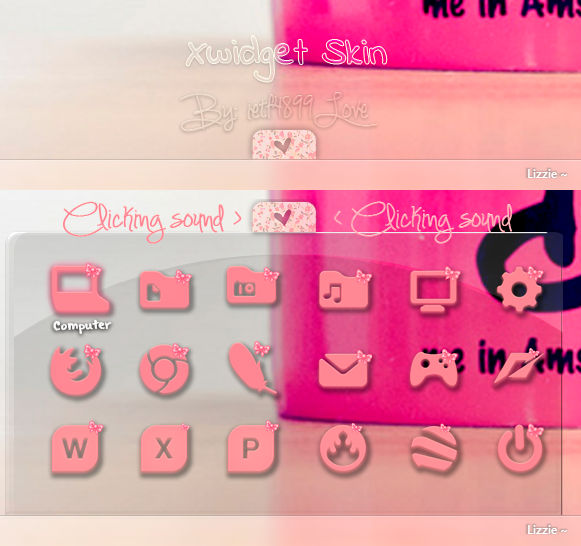 Menu Sound Pink - Xwidget by ietf4899Love on DeviantArt