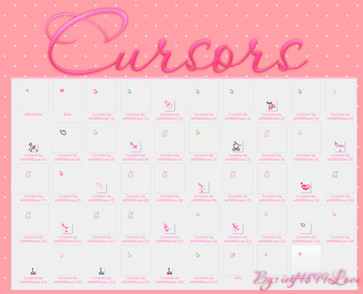 Cursors by ietf4899Love by ietf4899Love on DeviantArt