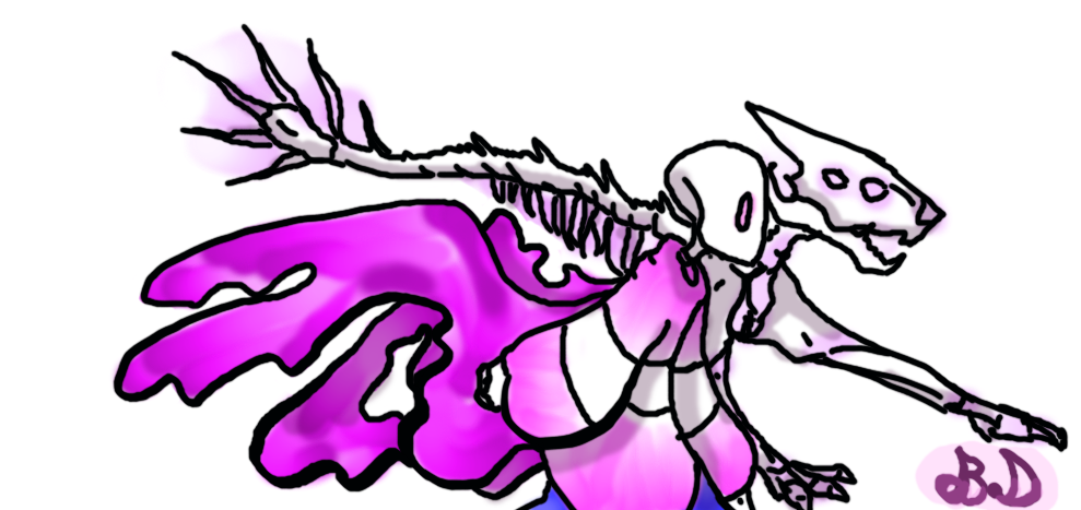 Outer X Birdtale {Gaster Blaster} Finch by BlueDirewolves on DeviantArt