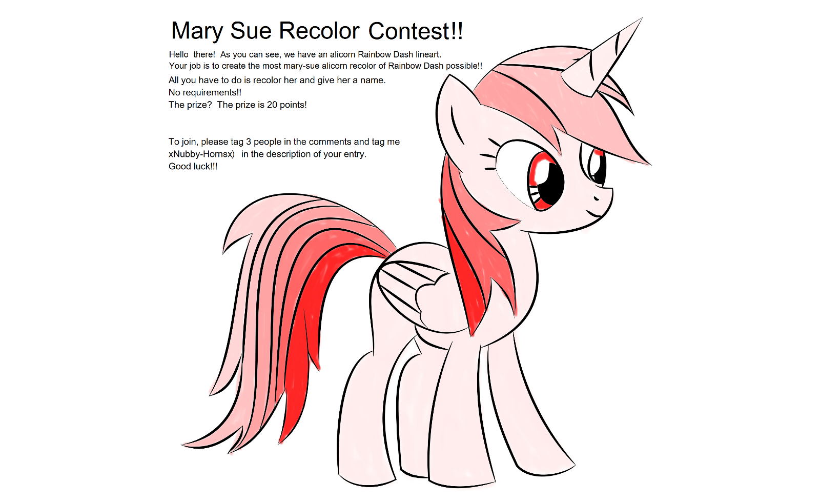 Mary Sue Recolor Entry X3 by FallenAngelOfCrimson on DeviantArt