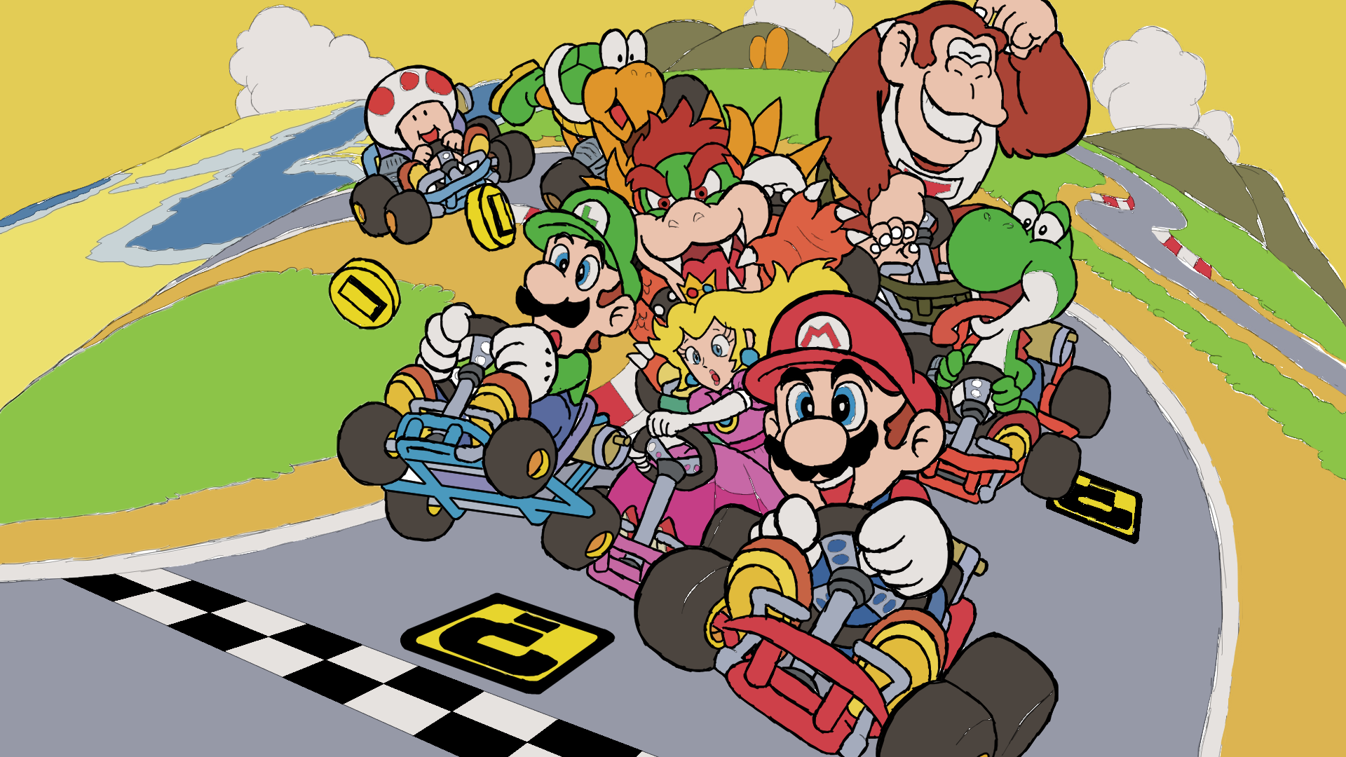 Super Mario Kart by FallenAngelOfCrimson on DeviantArt