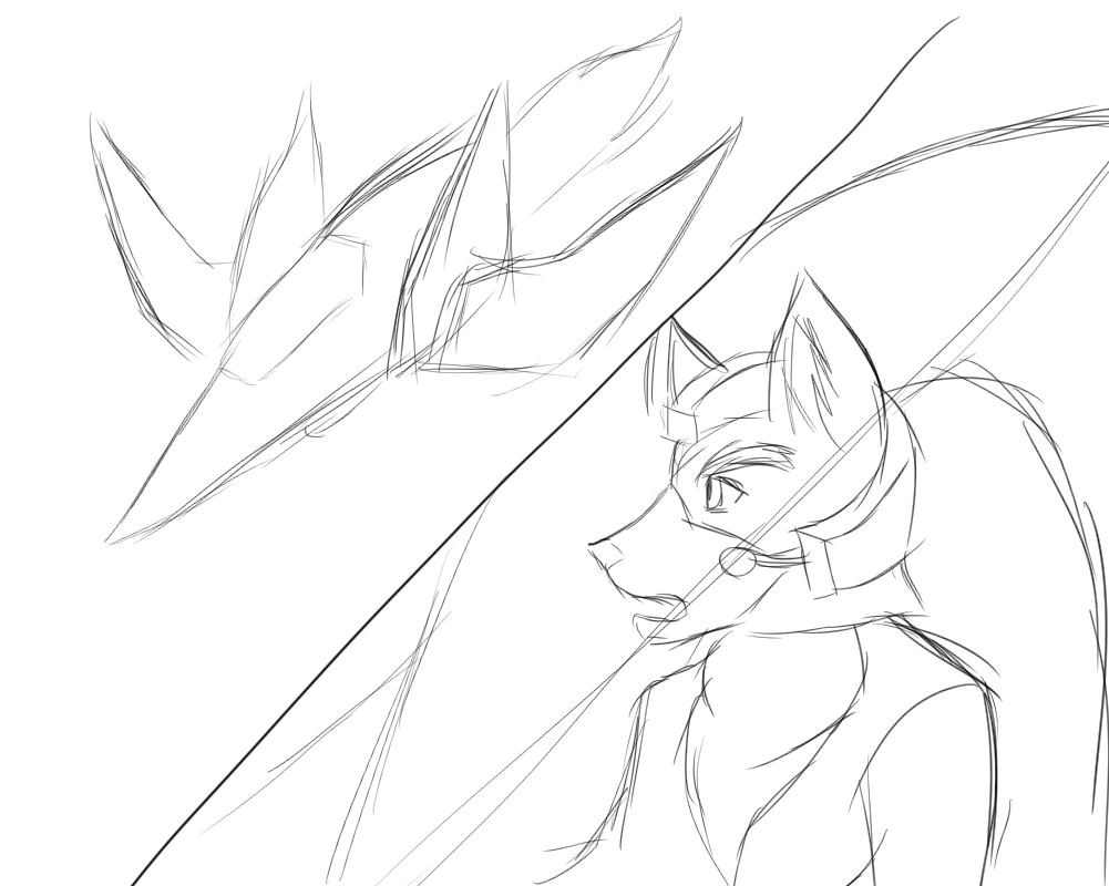 Star Fox Sketch by FallenAngelOfCrimson on DeviantArt