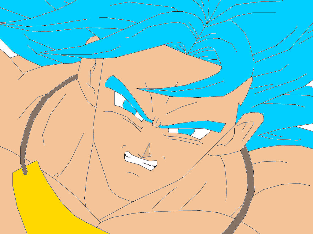 Super Saiyan Blue Broly By Mask Of Vice On Deviantart