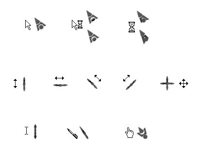 Grey Cursor Pack by TFeld on DeviantArt