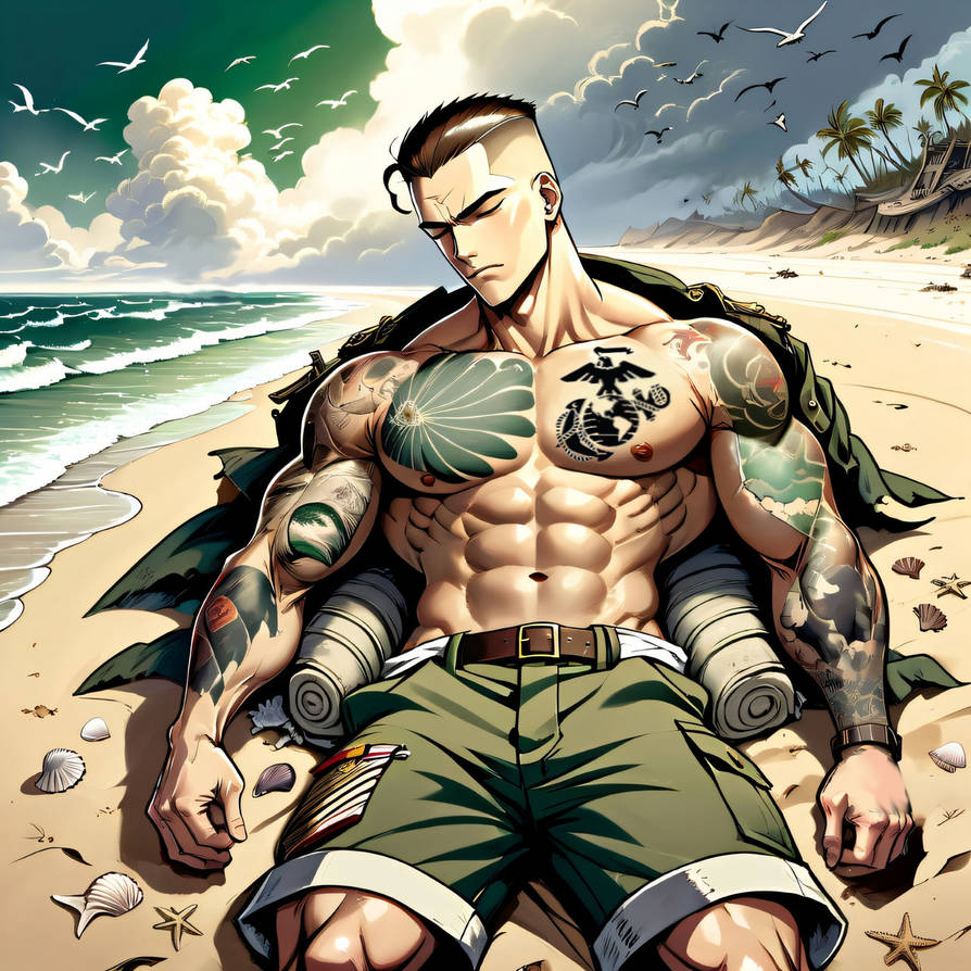 John - A Marine in Felarya by DevilNaga on DeviantArt