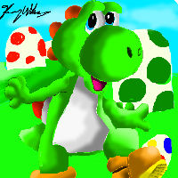 Yoshi by HyperSonic110 on DeviantArt