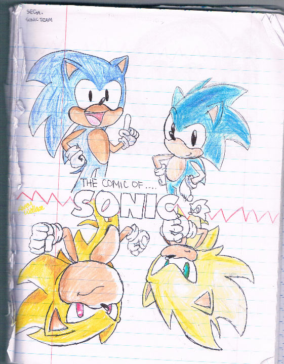 The Comic for Sonic Title Page by HyperSonic110 on DeviantArt