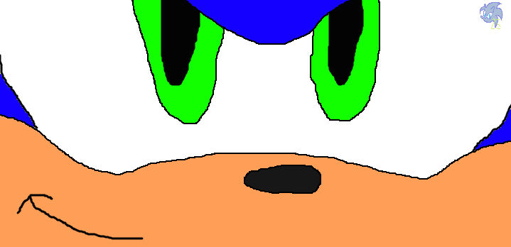 sonic close up by HyperSonic110 on DeviantArt