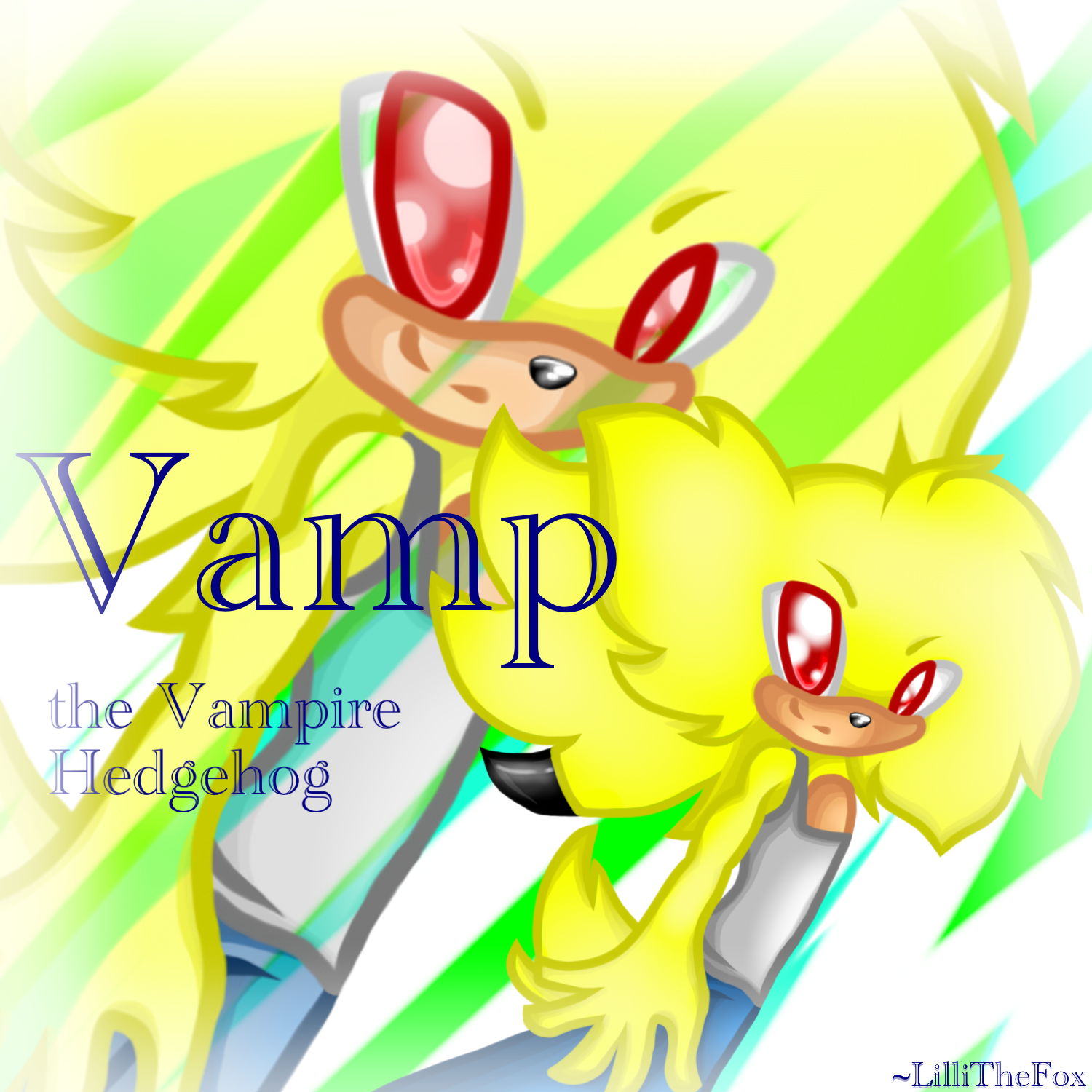 Vamp the Vampire Hedgehog by LilliTheFox on DeviantArt