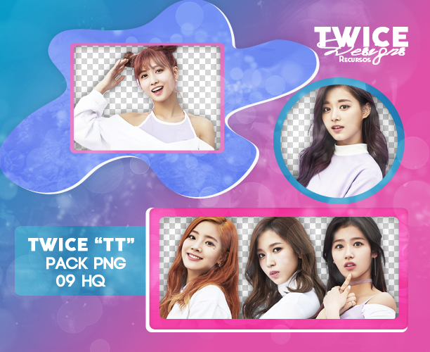 TWICE Pack PNG |TD by Upwishcolorssx on DeviantArt