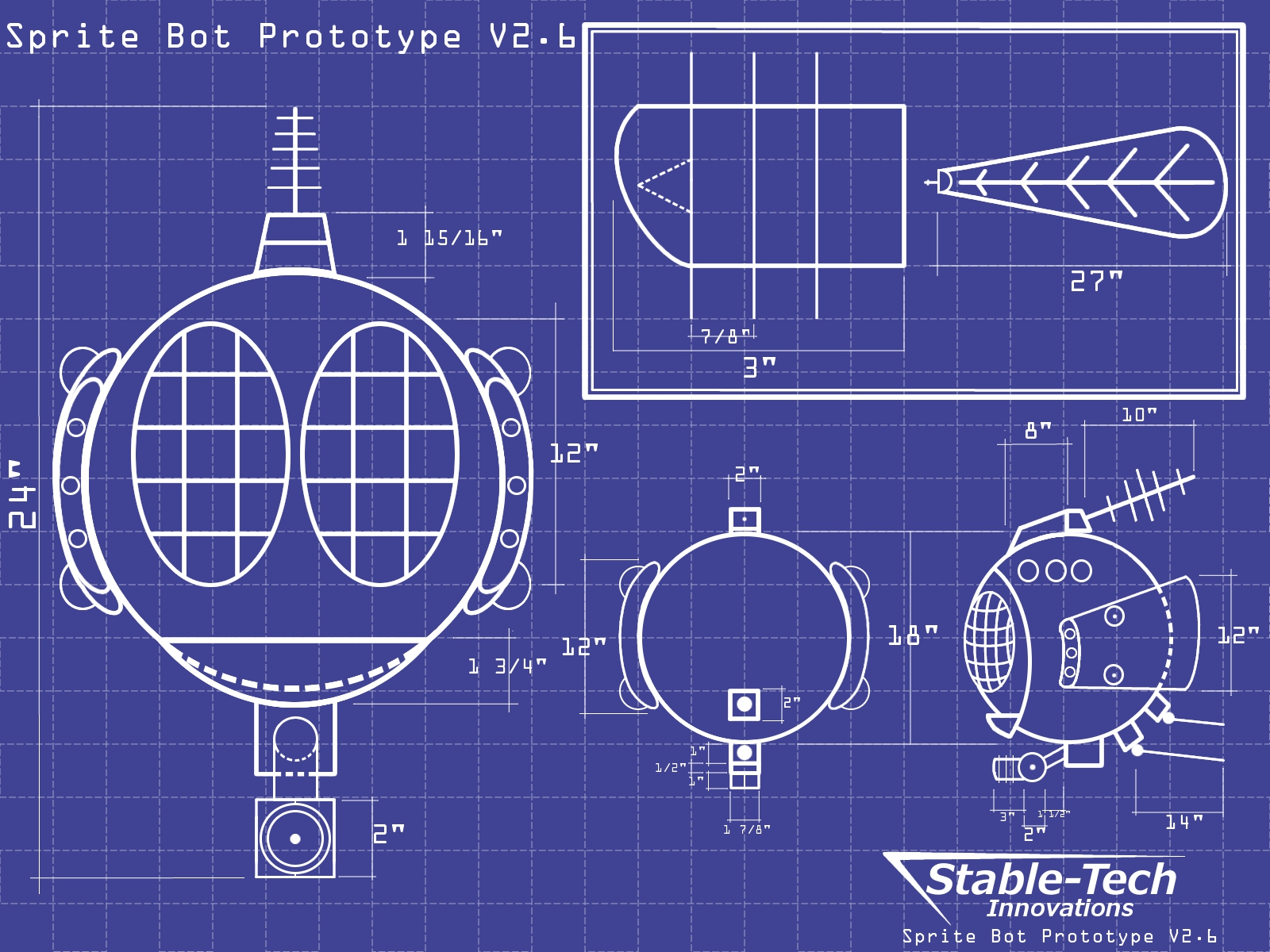 Spritebot Blueprints Wallpaper by L9OBL on DeviantArt
