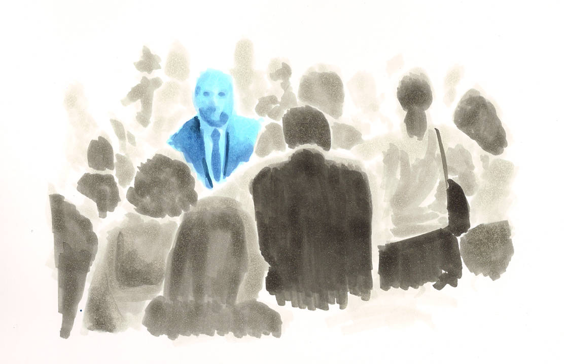 Blue Crowd by AaronK2 on DeviantArt