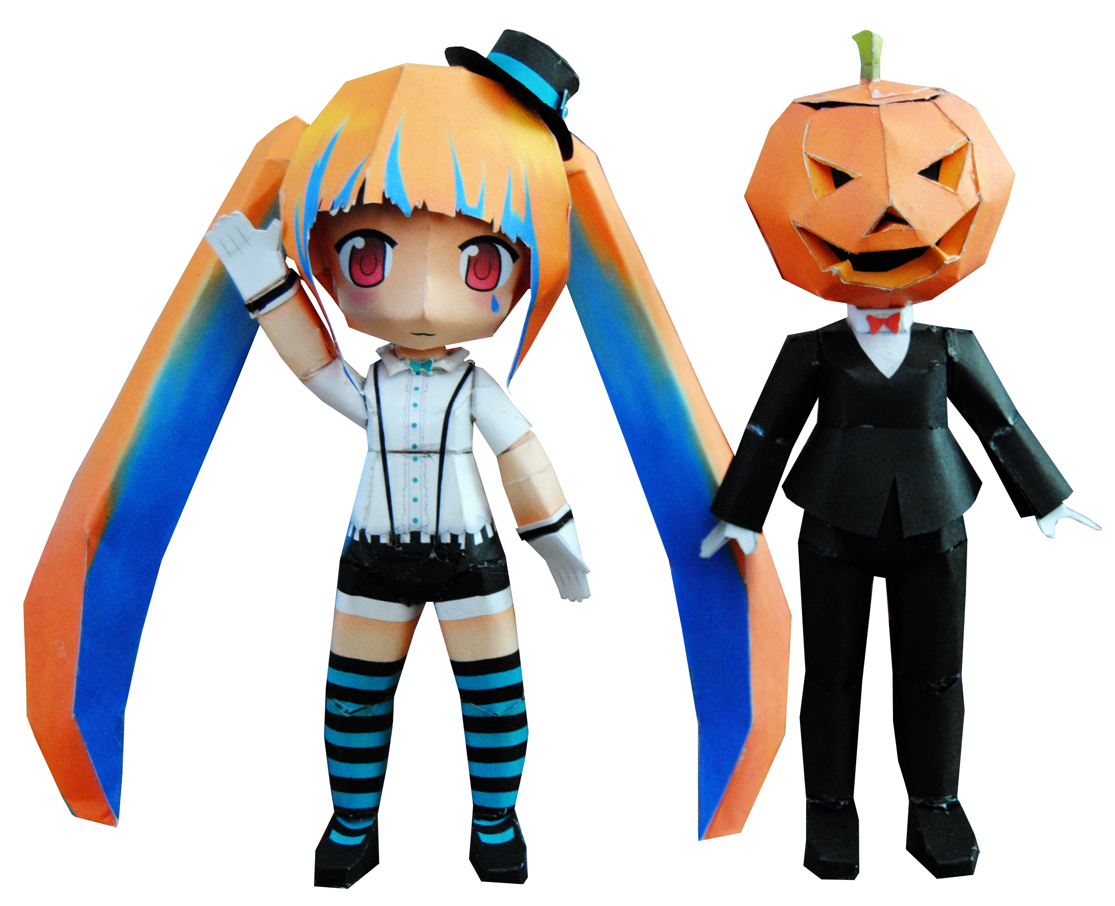 Mrs. Mr. Pumpkin by PiercePapercraft on DeviantArt