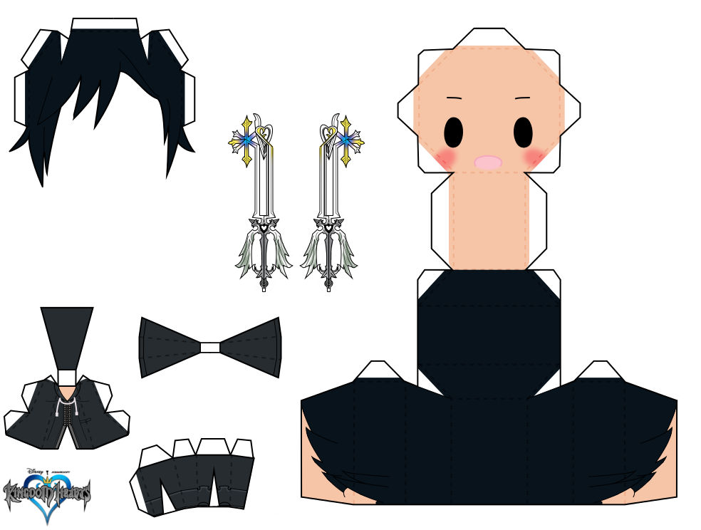 Xion by PiercePapercraft on DeviantArt