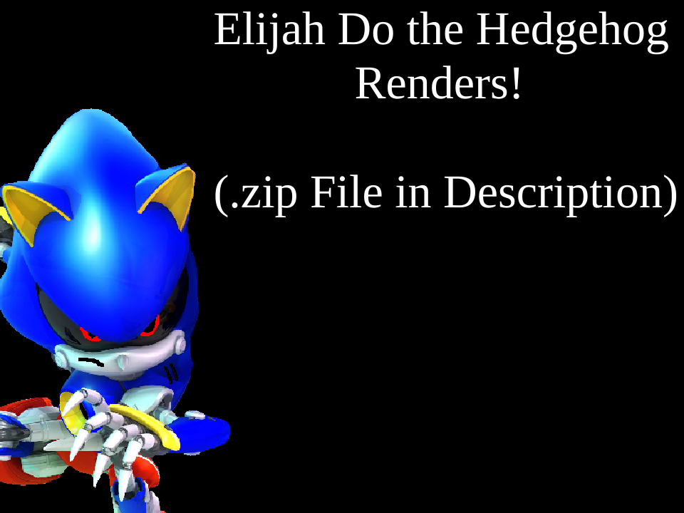 Elijah Do the Hedgehog Renders (Free to use) by AngryMetal on DeviantArt