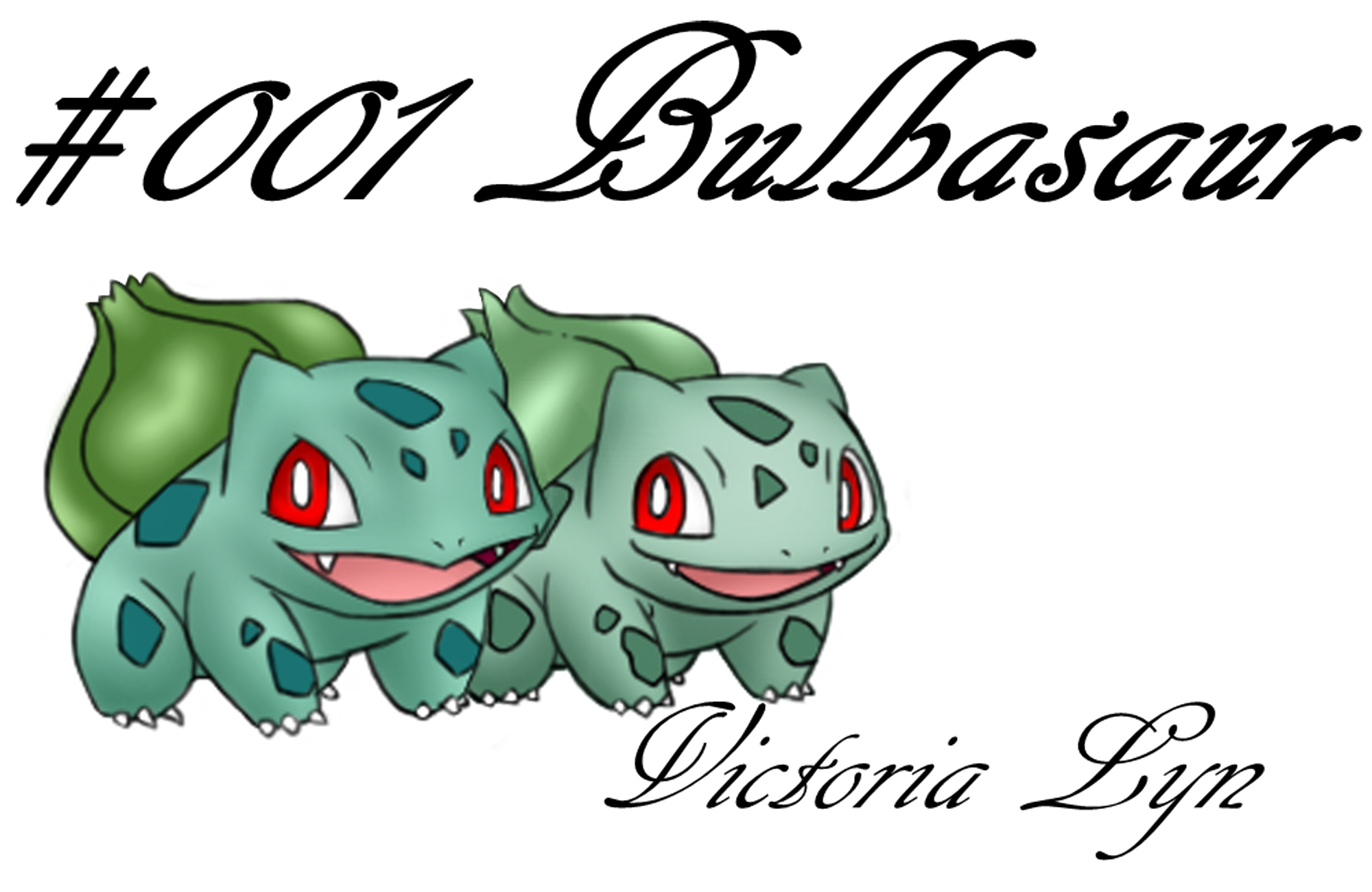 Naomi's Bulbasaurs by NaomiMasters on DeviantArt