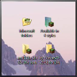 Minecraft folders by -Vovan29- by Vovan29 on DeviantArt