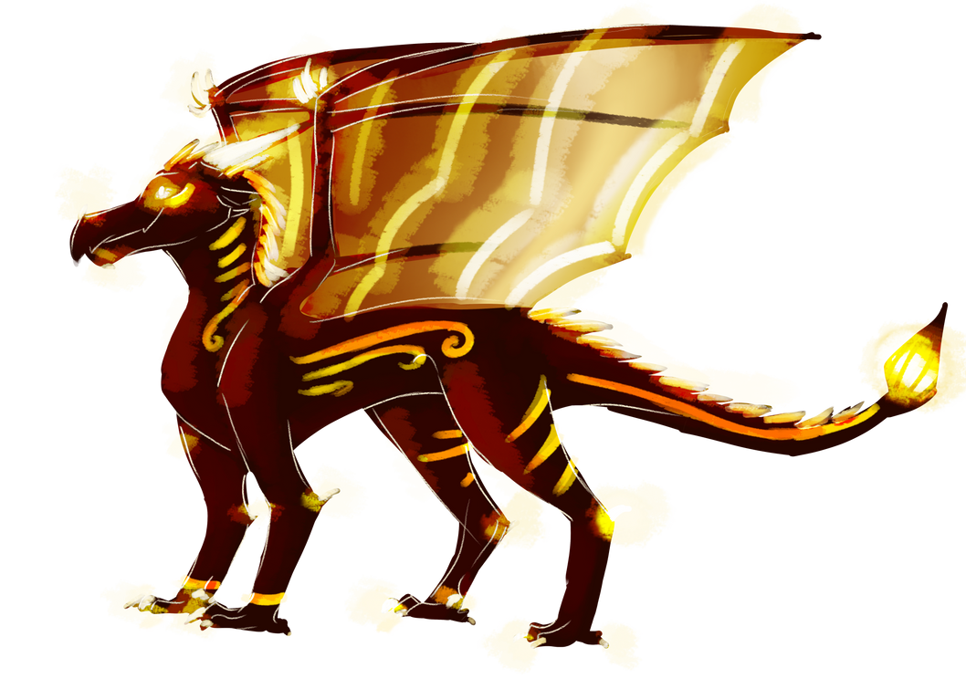 Glowy Dragon by eglj3333 on DeviantArt