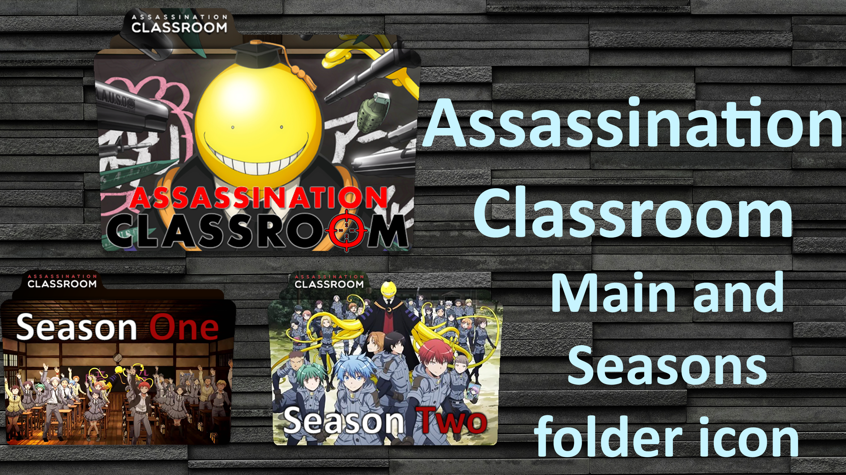Assassination Classroom folder icon by Cl4ym on DeviantArt