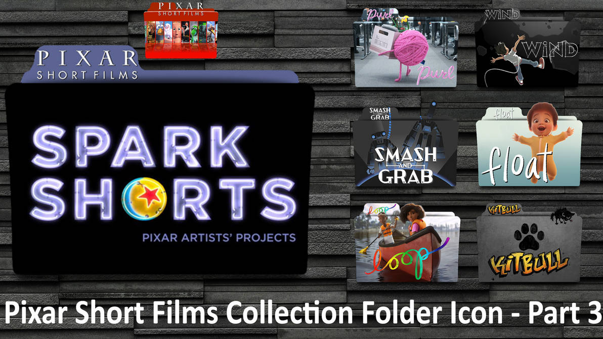 Pixar Short Films Collection Folder Icon - Part 3 by Cl4ym on DeviantArt