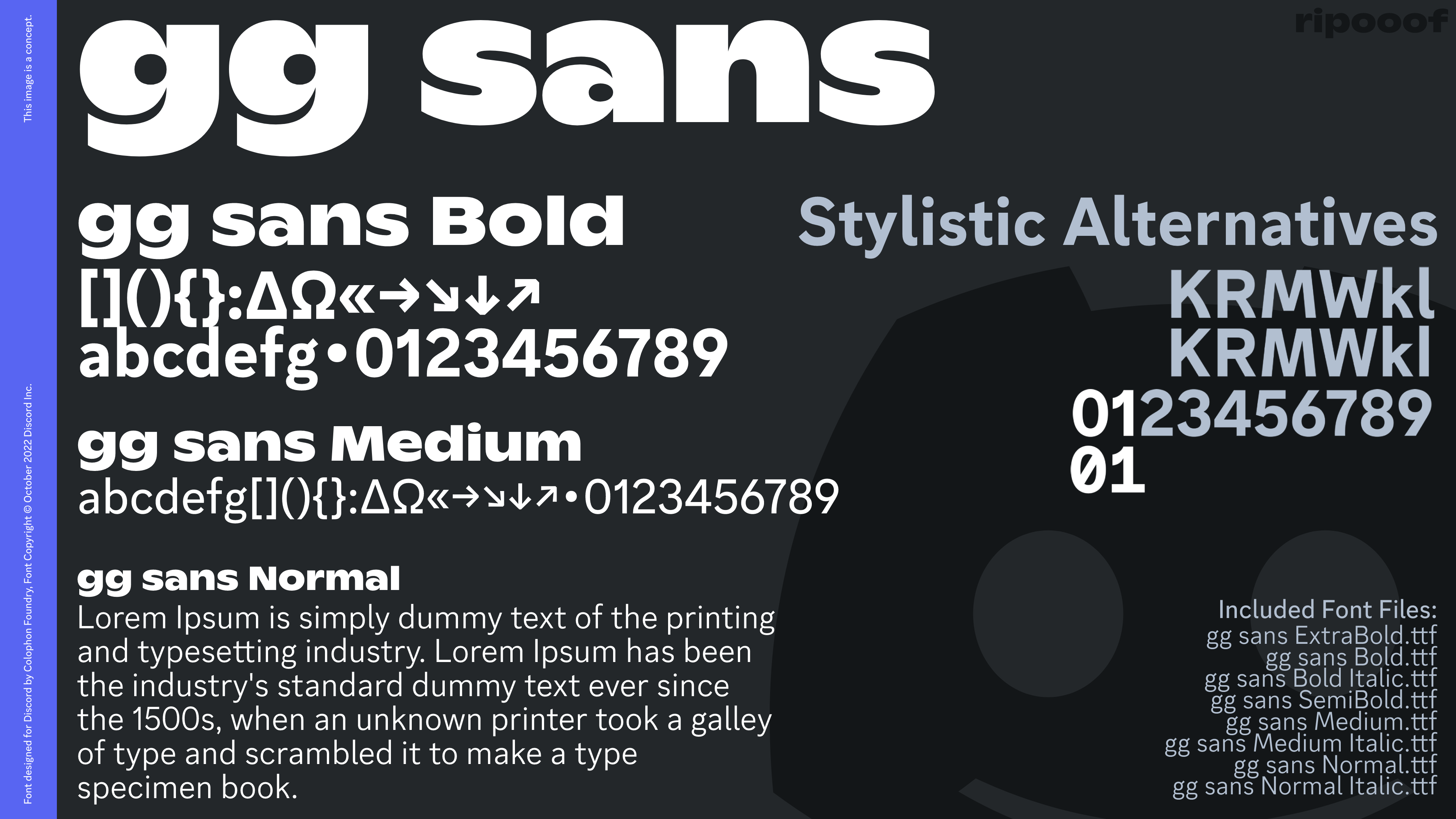 gg sans Font Pack Download (Version 1.002) by ripoof on DeviantArt