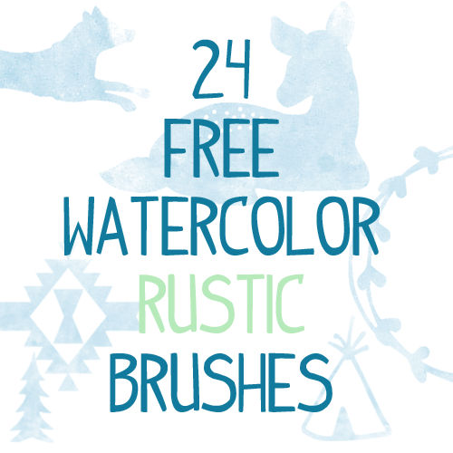 24 Watercolor Rustic Photoshop Brushes CS 7 by Sneaky-Bean on DeviantArt