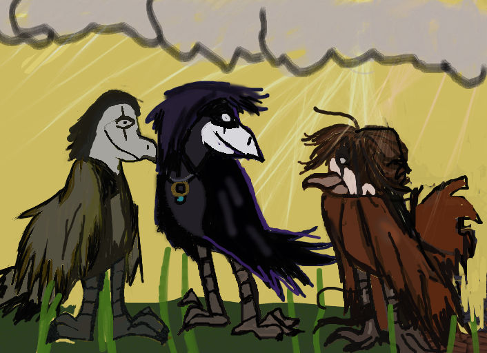 The crows as crows by jamarx93 on DeviantArt