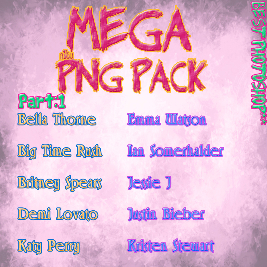 MEGA PNG PACK (Part1) by EllynRosse on DeviantArt
