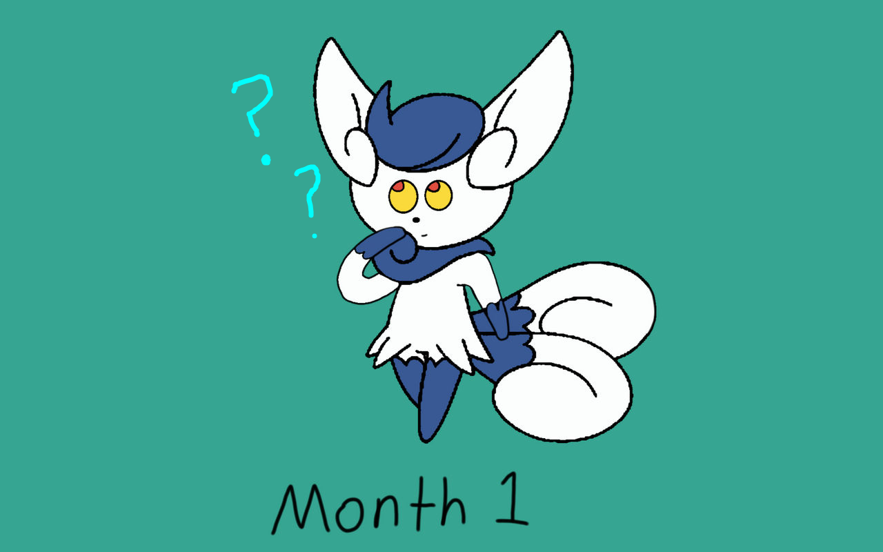 Meowstic Pregnancy Sequence Month 1 by 452799 on DeviantArt