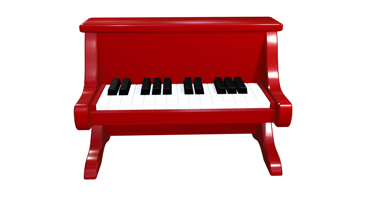 Mini Red Piano blueprint - Blender 2.8 by MakeGamesYT on DeviantArt