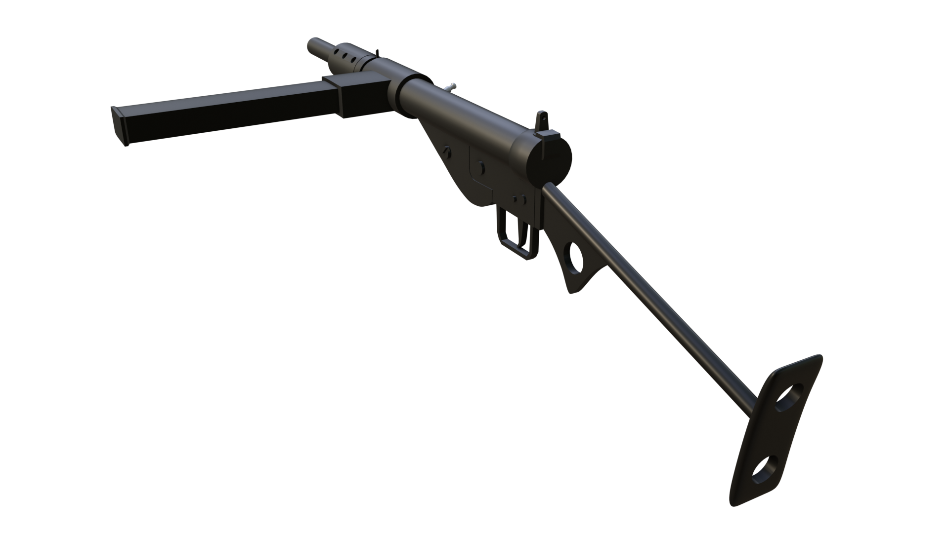 Sten blueprint - Blender 2.8 by MakeGamesYT on DeviantArt