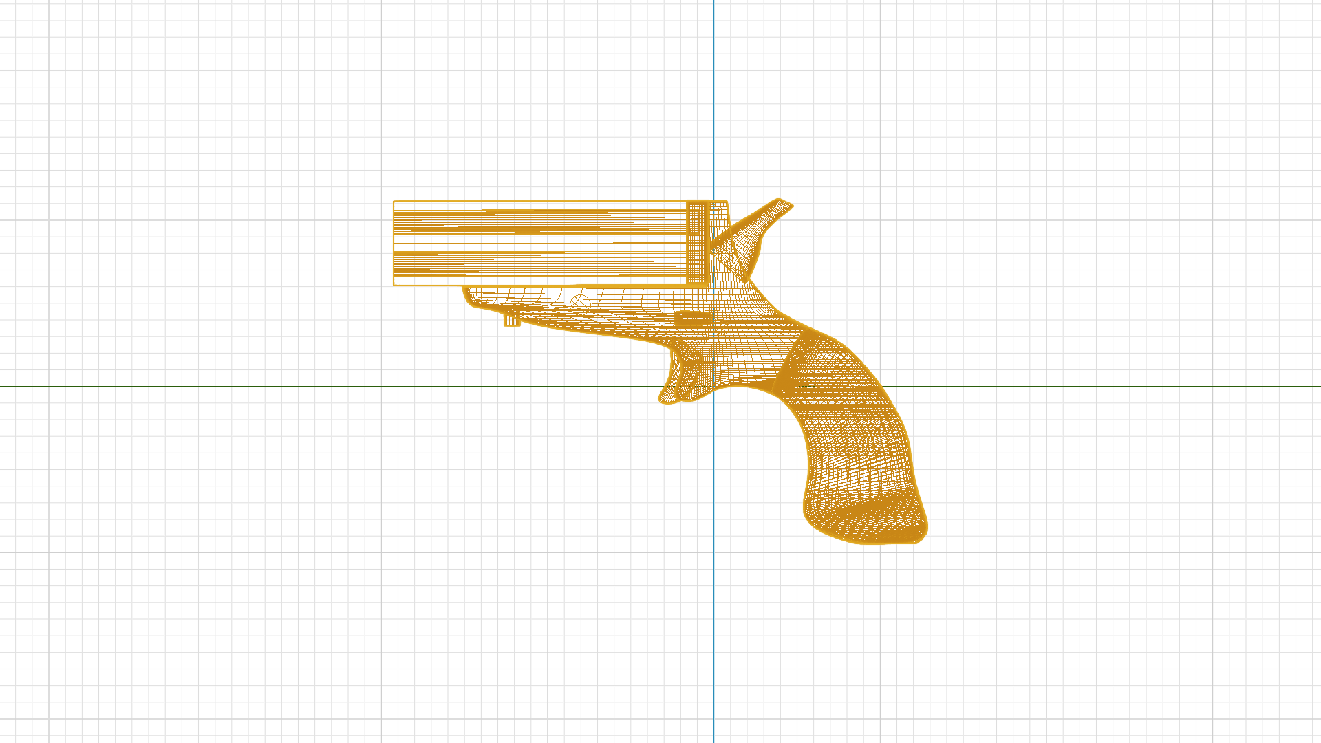Derringer - blueprint - Blender 2.8 by MakeGamesYT on DeviantArt