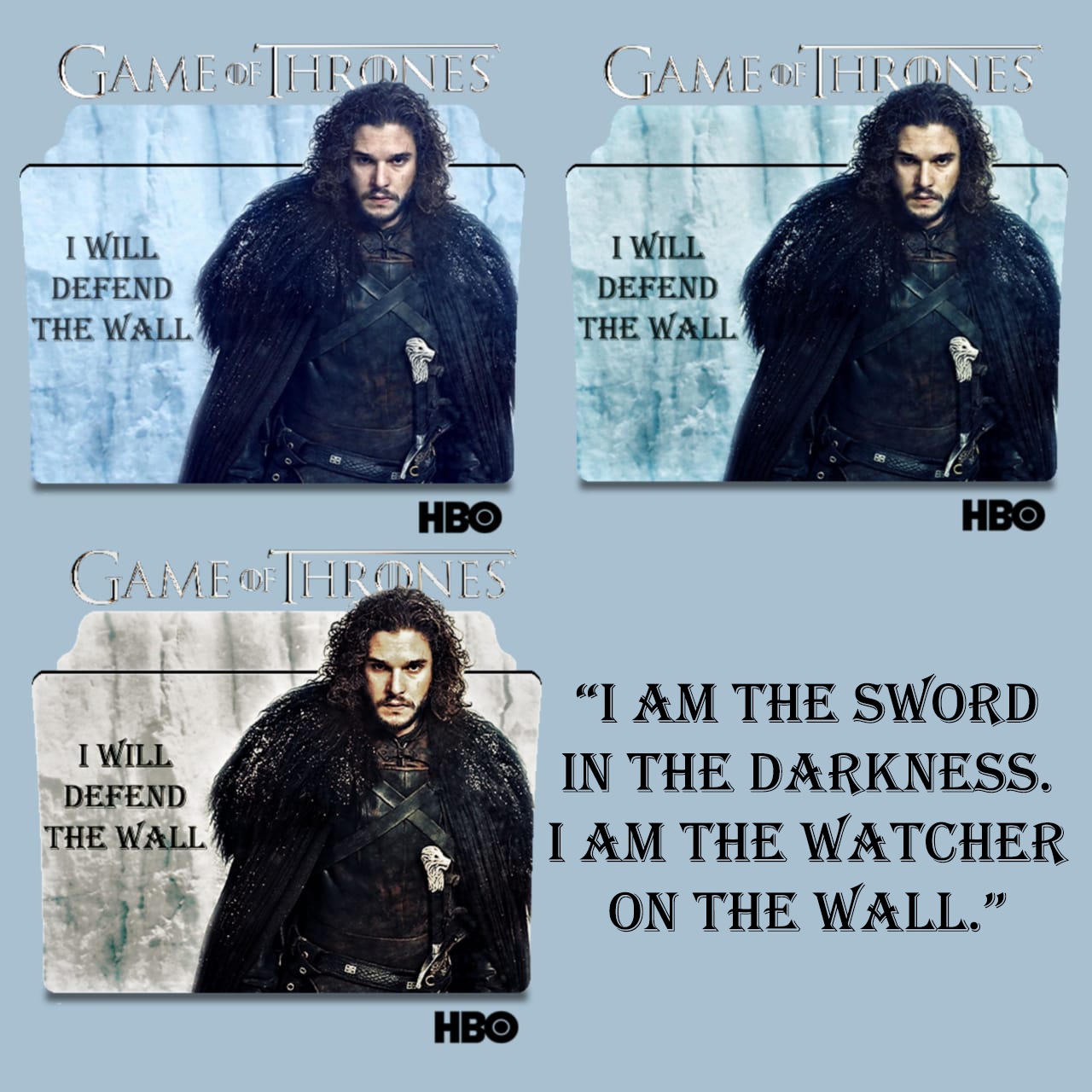 Game of Thrones Folder Icon Jon Snow by Guri0001 on DeviantArt